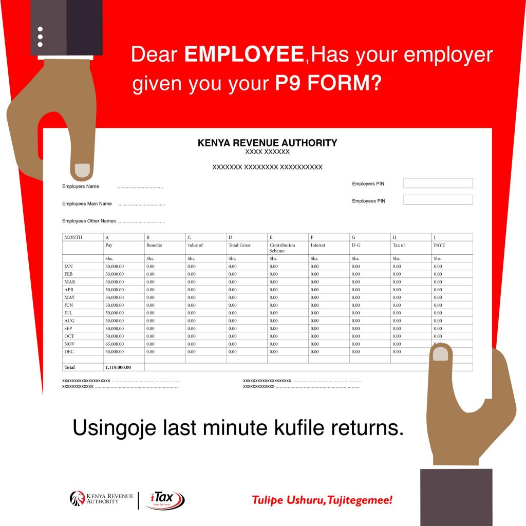 How to get your p9 form and file tax returns | Majira Media